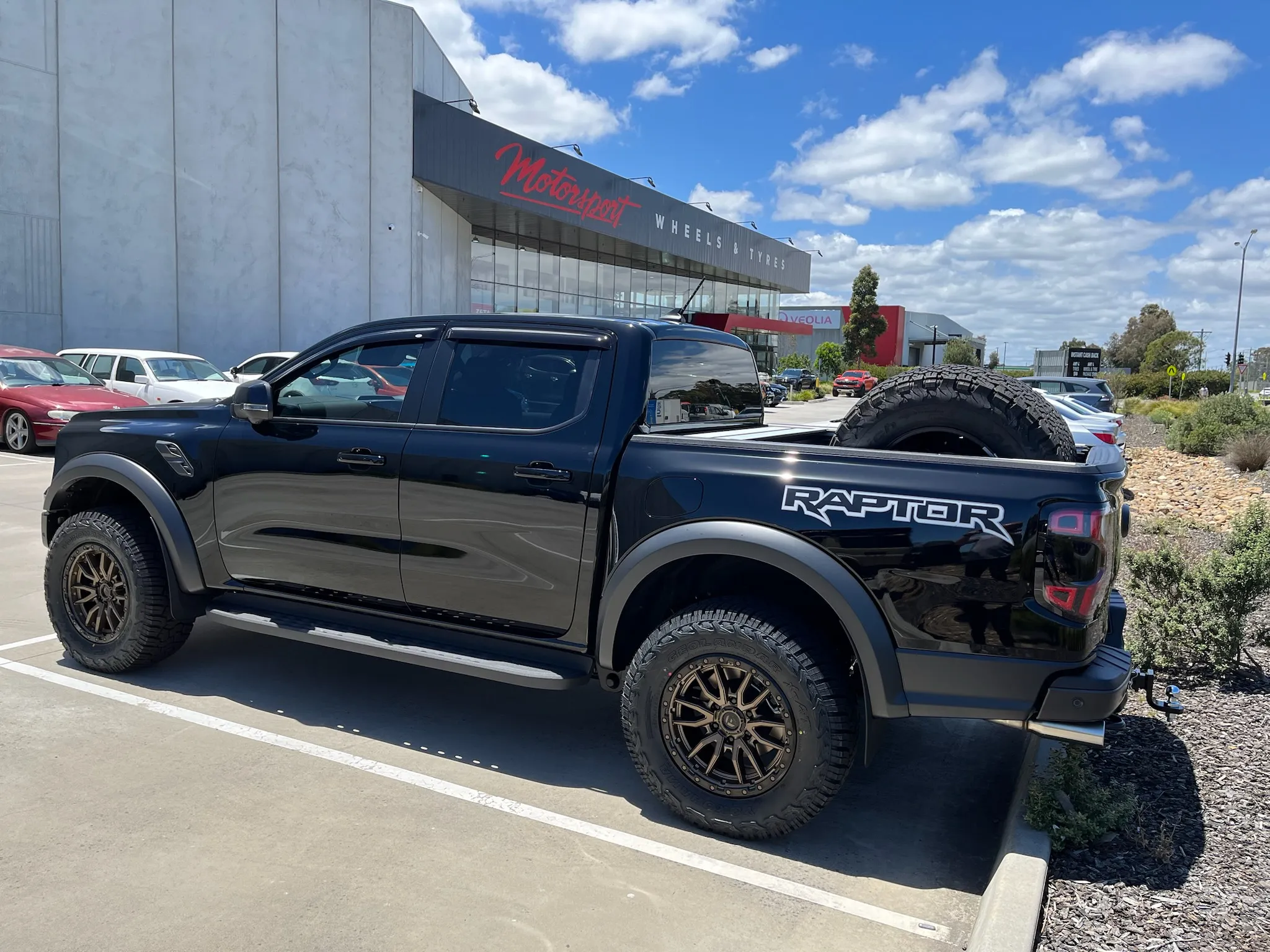 FORD RAPTOR with 20X9 FUEL REBELS MATTE BRONZE