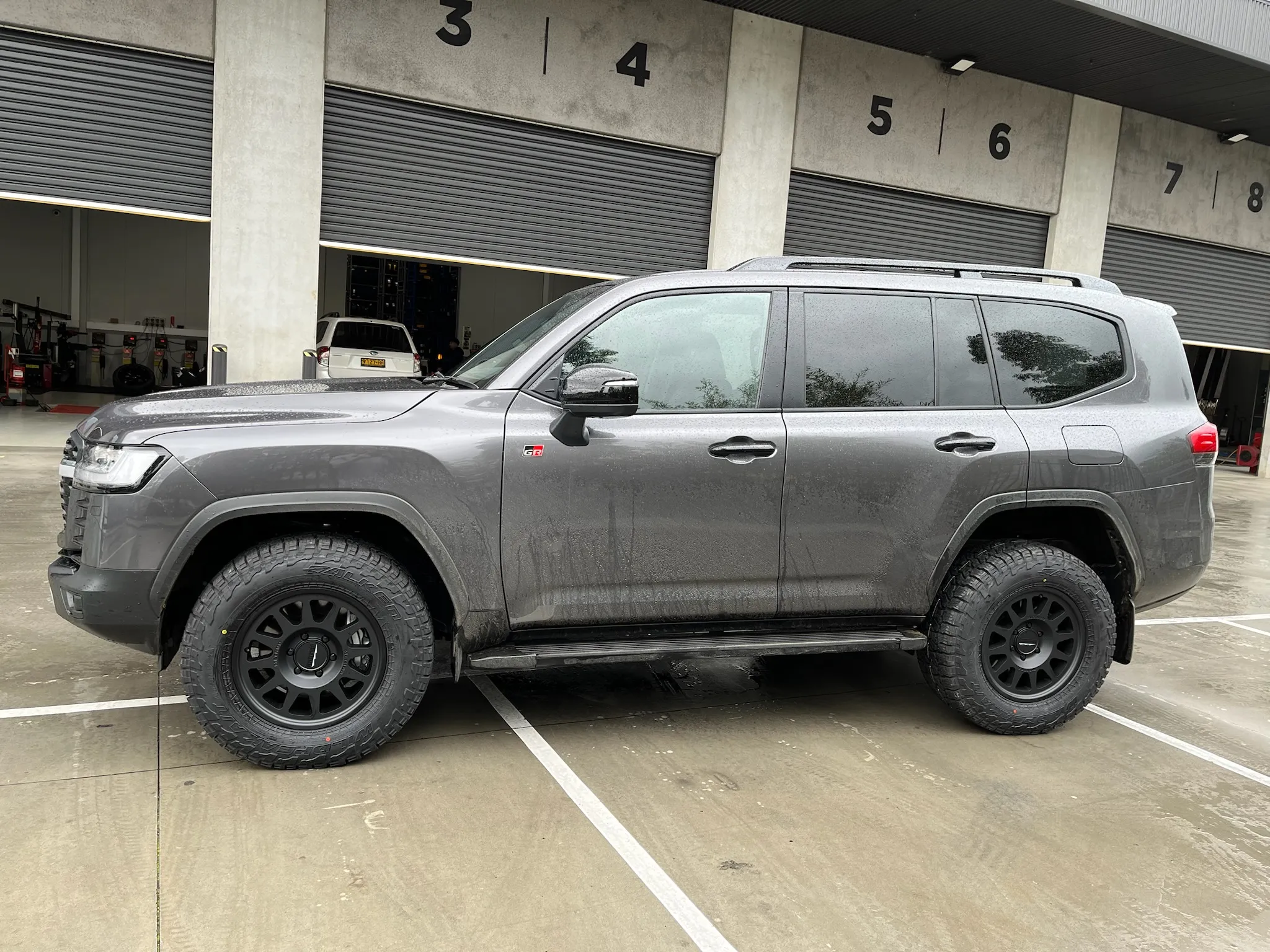 TOYOTA LANDCRUISER 300 SERIES with METHOD 703 MATTE BLACK AND FALKEN ...