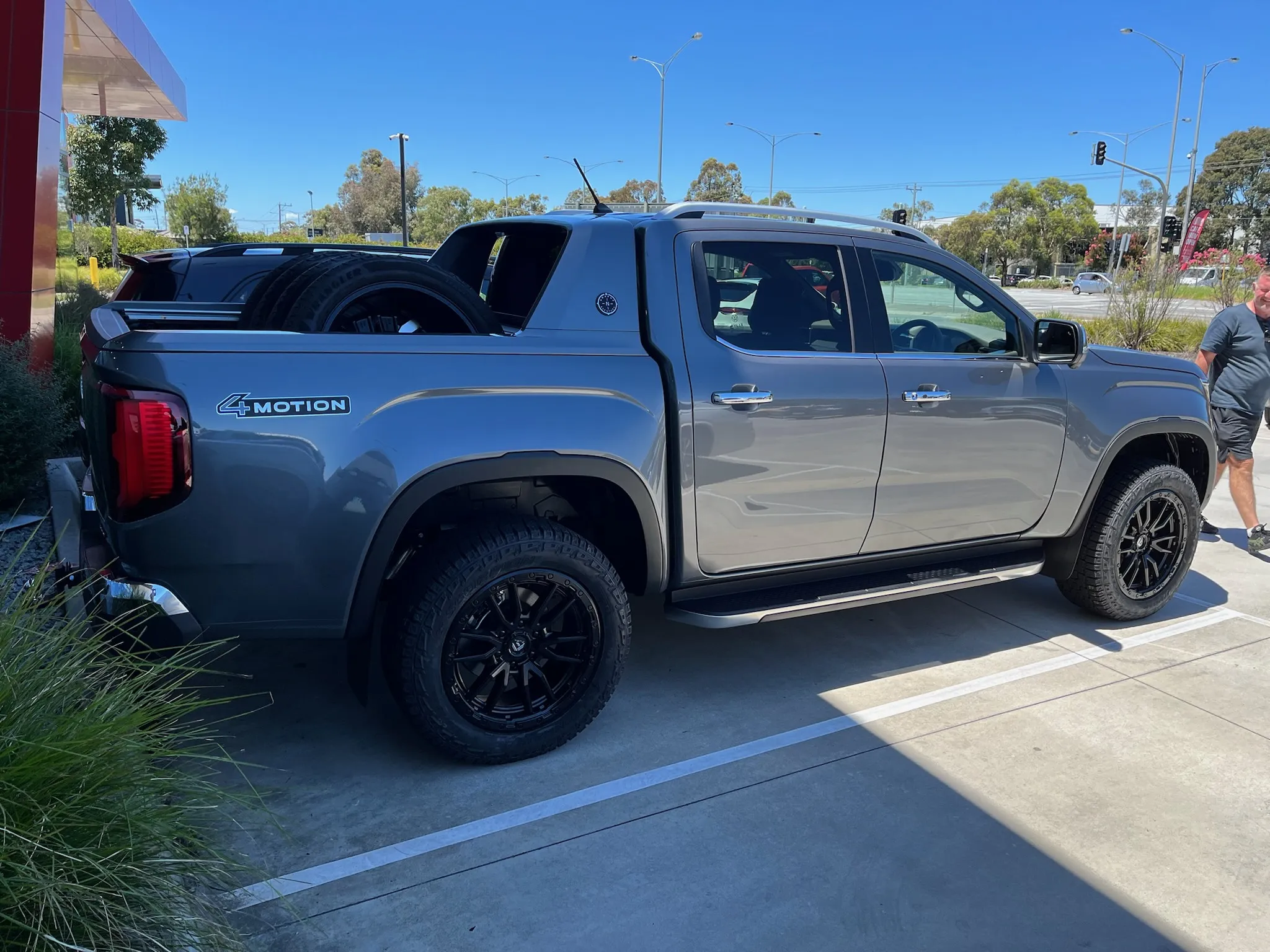 NEW GEN VW AMAROK with FUEL REBELS 20 INCH MATTE BLACK