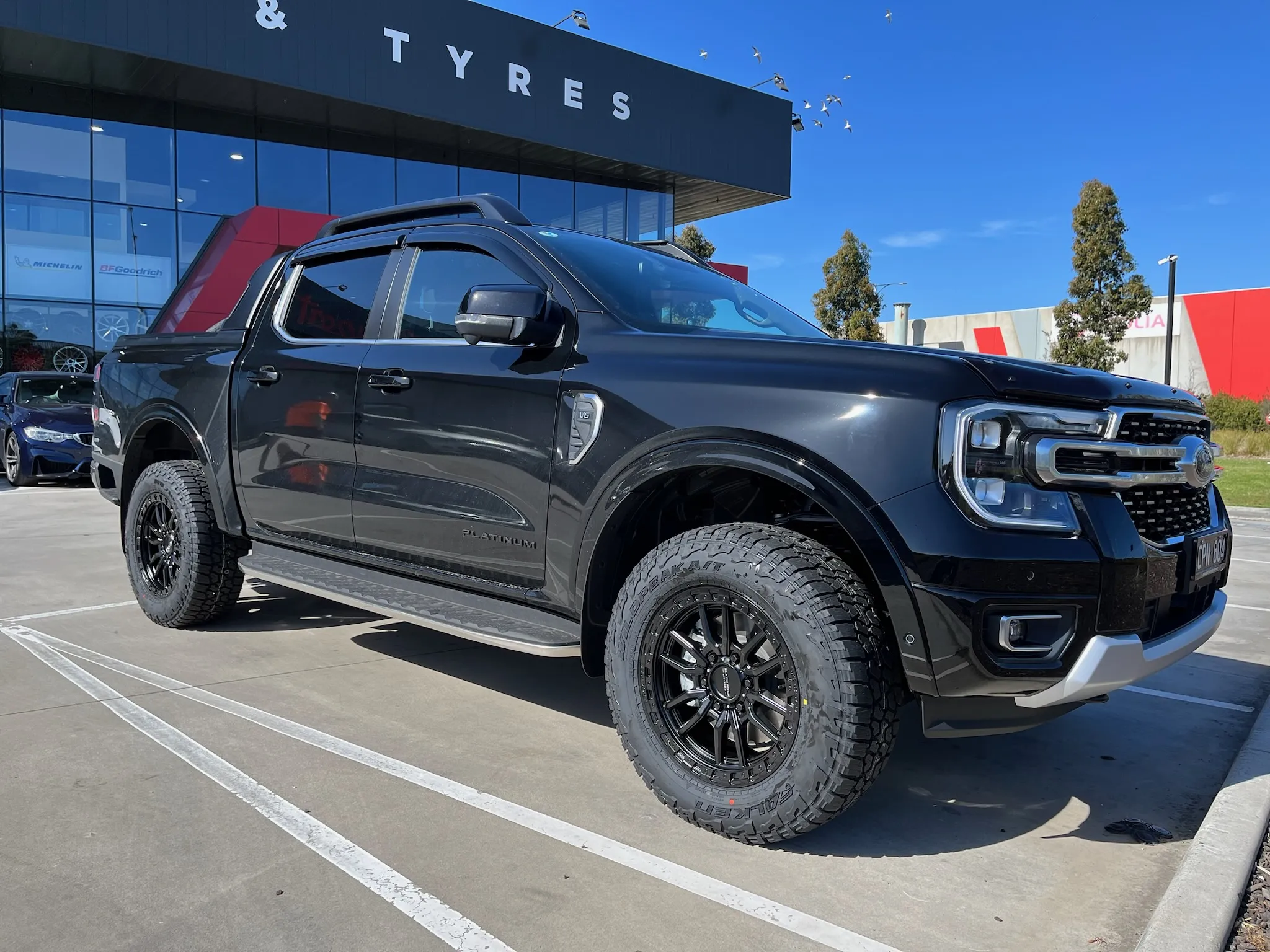 FORD RANGER with 18 INCH BLACK ROCK RAMBLERS